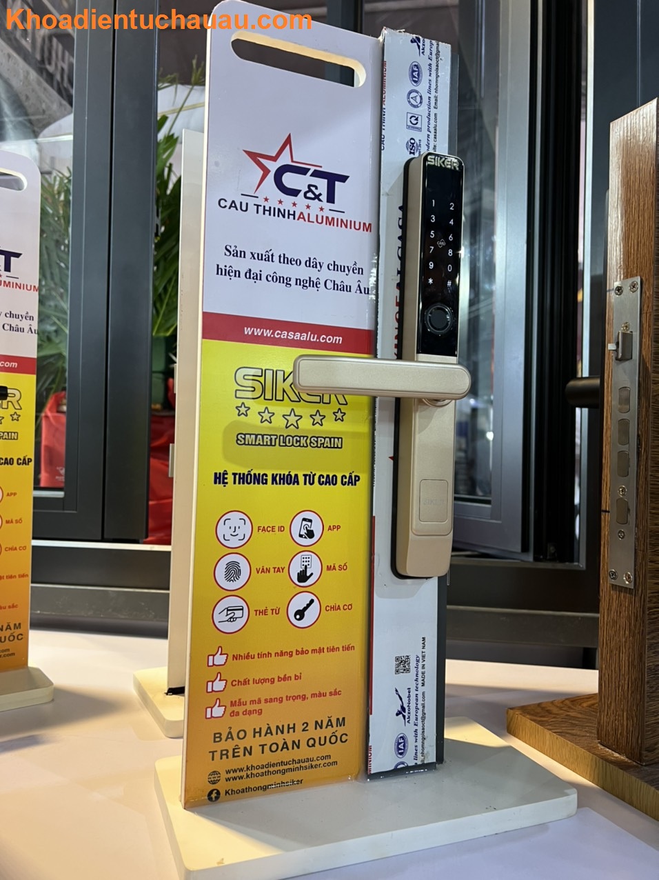 BÁO GIÁ KHÓA ĐIỆN TỬ THÔNG MINH SIKER KTS 105 - SẢN PHẨM KHÓA ĐIỆN TỬ ĐƯỢC ƯA CHUỘNG NHẤT | Khóa ...